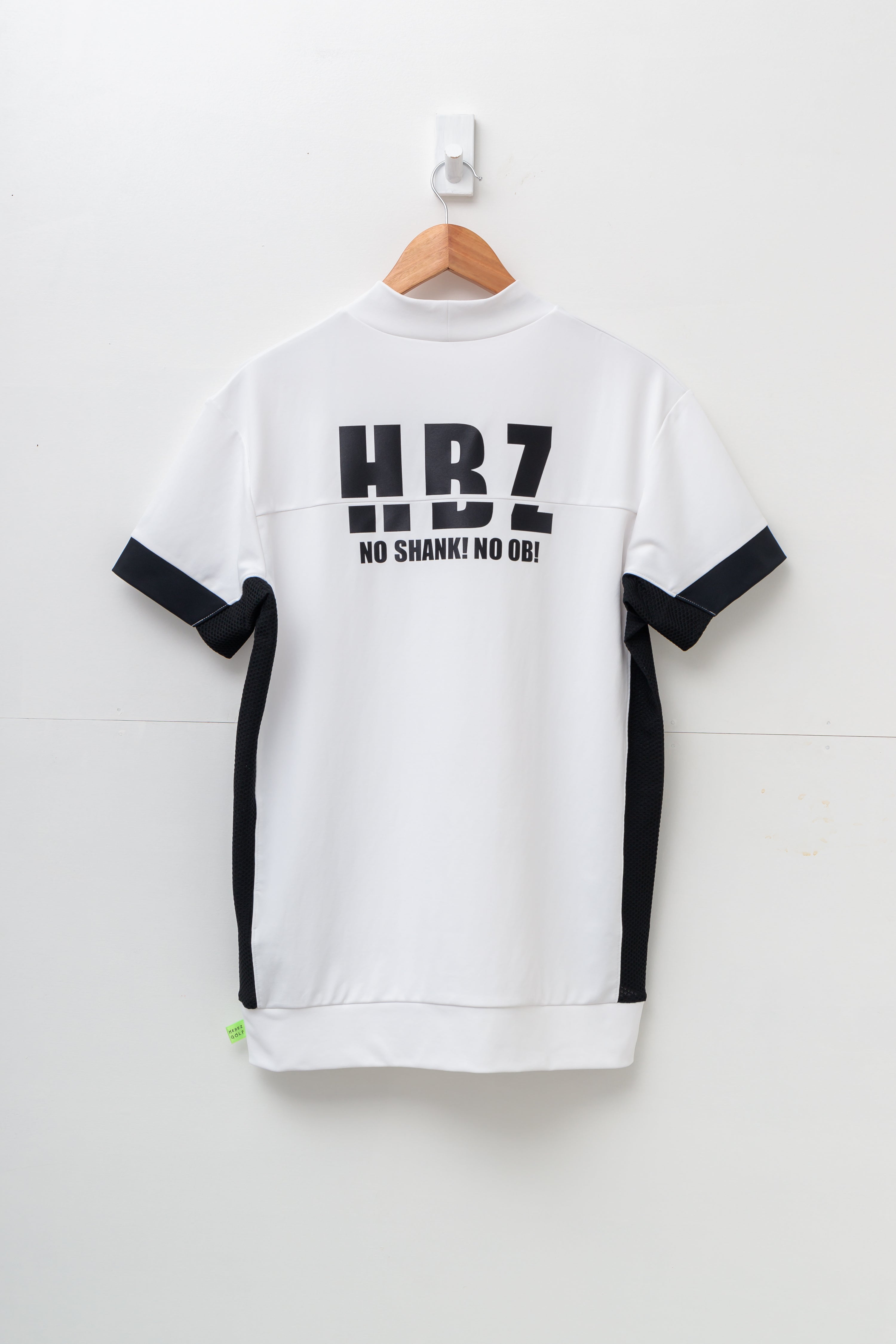 50%OFF】HBDS-02-1 HEBEZ ゴルフ バックカットプリントメッシュモック